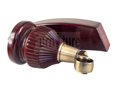 Wood Furniture Replacement Legs 6 Inches with Antique Brass Castors and ...