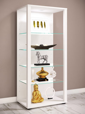 Wood glass stand showcase Glasol lll