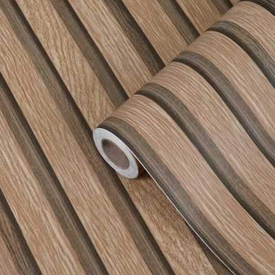 Wood Grain Peel And Stick Wallpaper