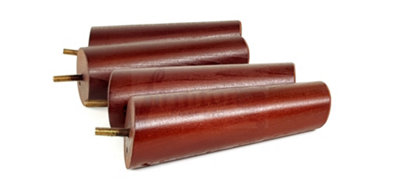 Wood Legs Mahogany 180mm High Set Of 4 Replacement Angled Furniture ...