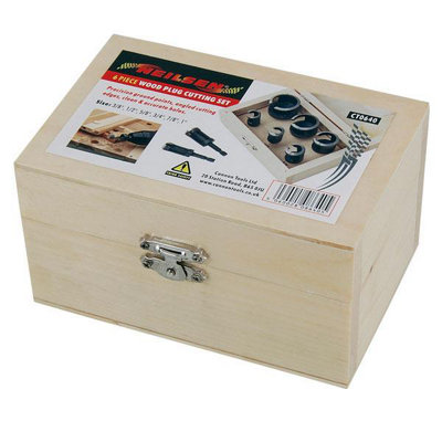 Wood Plug Cutting Set 6 Piece Cutting Tools Drill Bits (Neilsen CT0640)