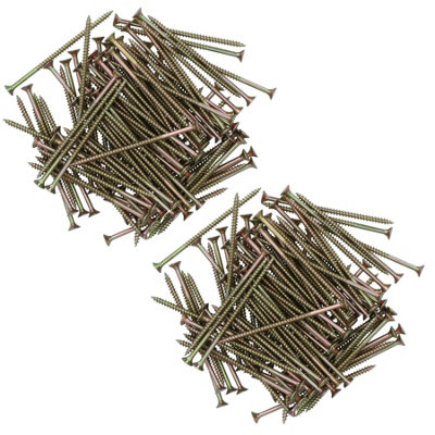 Wood Screws Multi Purpose Countersunk Fasteners 5.0 x 100mm PZ2 Screw 200pc