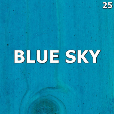 Wood Stain Dye BLUE SKY, Water Based, Non Toxic, Interior Use 1ltr