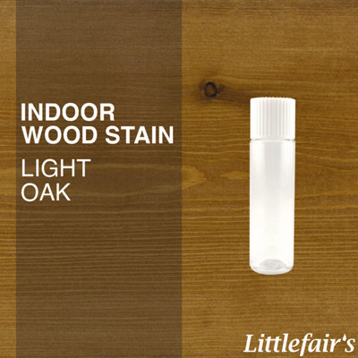 Wood Stain Water-based - Light Oak - 15ml Tester Pot - Littlefair's
