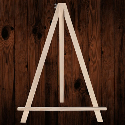Woodeedoo Large Wooden Table Top Easel for Canvas Up to 46cm Solid ...