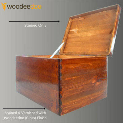 Woodeedoo Matt Wood Varnish - 200ml - Clear Water-Based Protective ...
