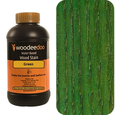 Woodeedoo Water-Based Wood Stain Dye - Green - 200ml - Ready To Use ...