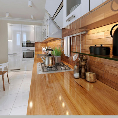 Woodeedoo Worktop Oil Clear Matt Finish 2L Natural Indoor Wood ...