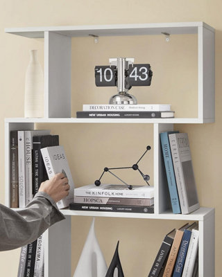 Wooden Bookcase, Cube Display Shelf and Room Divider, Freestanding ...