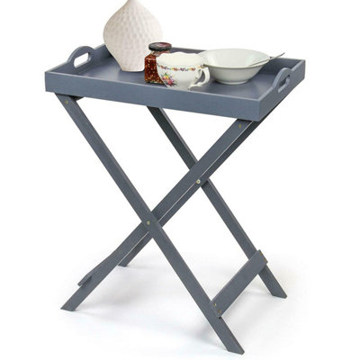 Wooden Butler Serving Tray - Serving Tray - Foldable Portable ...
