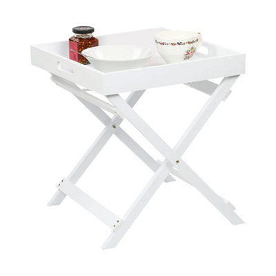 Wooden Butler Serving Tray - Serving Tray - Foldable Portable ...