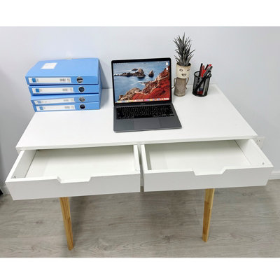 Wooden Computer Desk Dressing Table Home Office Study Bedroom With ...