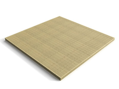 Wooden decking kit - complete self-assembly DIY kit (3.6m x 3.6m, light ...