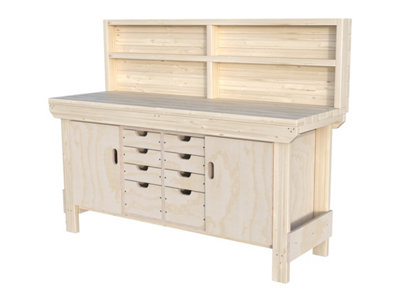 Wooden decking kit - complete self-assembly DIY kit (4.8m x 4.8m ...