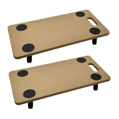 Wooden Dolly Trolley on Wheels - 200KG Load Capacity - Furniture Moving ...