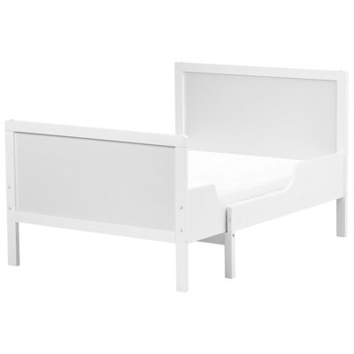 Wooden Extendable Kids Bed EU Single Size White MONTIGNY