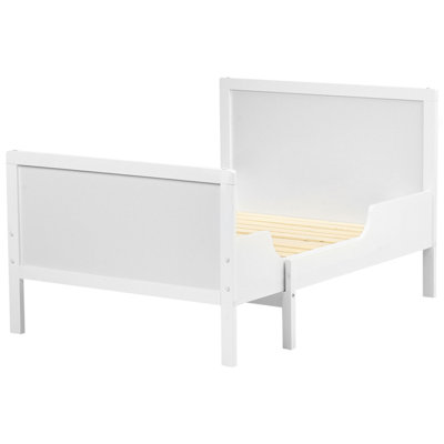 Wooden Extendable Kids Bed EU Single Size White MONTIGNY