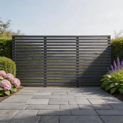Wooden Fence Panels Pine Wood 1 Panel 180cm W x 60cm H