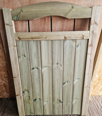 Wooden Garden Doom metal Gate 180 cm H X 120 cm W