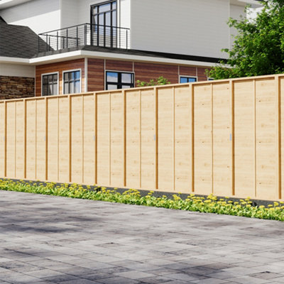 Wooden Garden Fence Panels Forest Lap Fence Panel Privacy Screen for ...