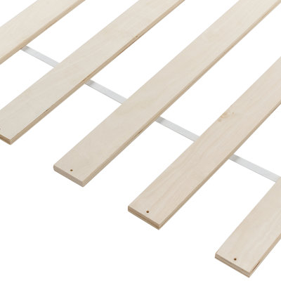 Wooden Kids House Bed EU Single Size Pastel Pink APPY