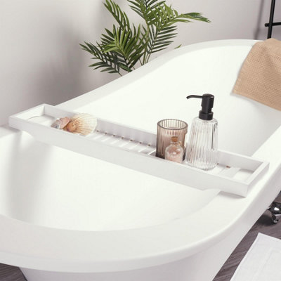 Wooden Natural Bamboo Bath Rack