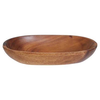 Wooden Oval Mini Tray Bowl Acacia Wood Serving Dish Platter Plate ...