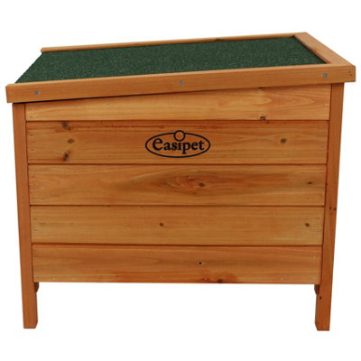 Wooden Pet Hide Shelter Hutch for Rabbit Guinea Pig Tortoise Duck ...