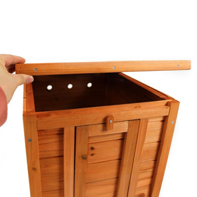WOODEN PET HIDE SHELTER HUTCH FOR RABBIT GUINEA PIG TORTOISE DUCK ...