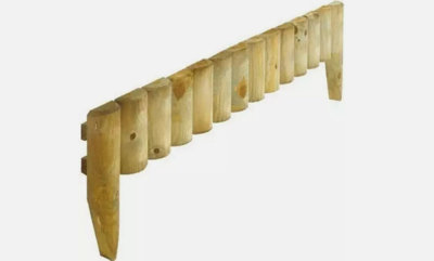 Wooden Picket Border Fence - 1 Piece