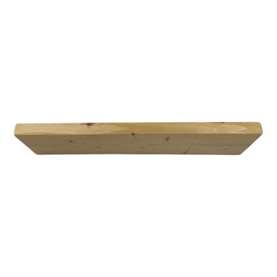 WOODEN RECLAIMED FLOATING SHELF 7" 170MM - COLOUR LIGHT OAK - LENGTH 200CM