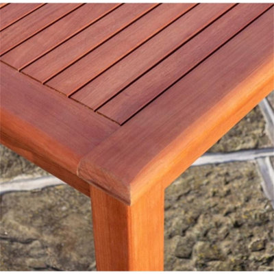 Wooden Rectangular Garden Dining Table