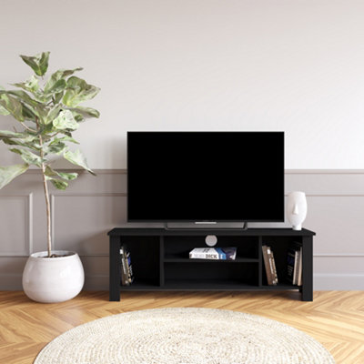 Wooden TV Stand-114 cm TV Unit for 50 Inch TVs, TV Unit with Open ...