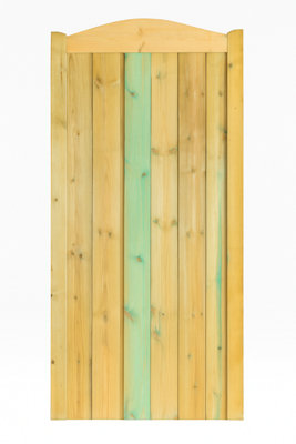 Wooden TVG Dome Garden Gate Pedestrian Gate 180 cm H X 105 cm W