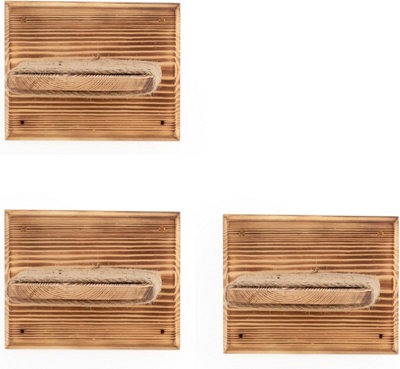 Wooden Wall Mounted Cat Steps Set Of 4 Square Post Steps With Traction ...