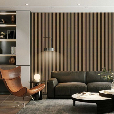 Wooden Wall Panelling 21mm x 600mm x 2400mm - Kefalonia | DIY at B&Q