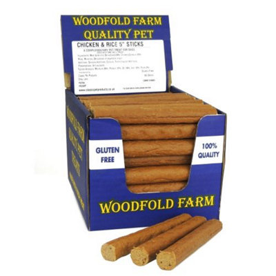 Woodfold Farm Chicken Rice Stick 5" (Pack of 80)