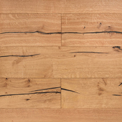 Woodford Oak Wood Effect Distressed UV Lacquered Engineered Wood/Timber ...