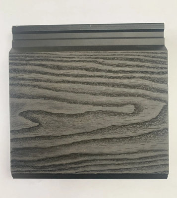 Woodgrain Cladding Boards Black Composite 8 Pack