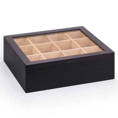 Woodluv Tea Box, Tea Bag Organiser, Tea Box for tea bags, Tea Bag ...