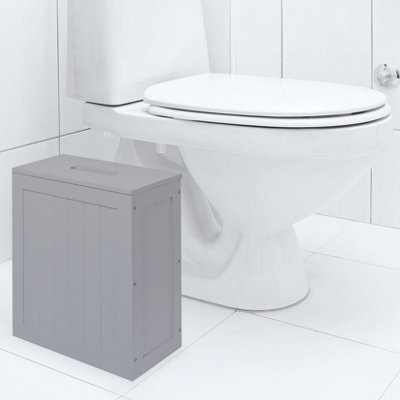 Woodluv Toilet Roll Storage, Toilet Paper Storage Basket - Slimline ...