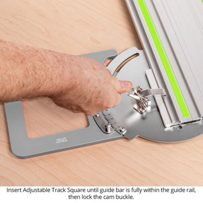 Woodpeckers Adjustable Track Square - No Case