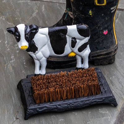Woodside Cast Iron Cow Boot Brush