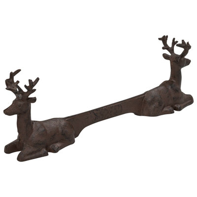 Woodside Cast Iron Deer Boot Scraper | DIY at B&Q