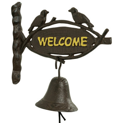 Woodside Cast Iron Door Bell - Design A