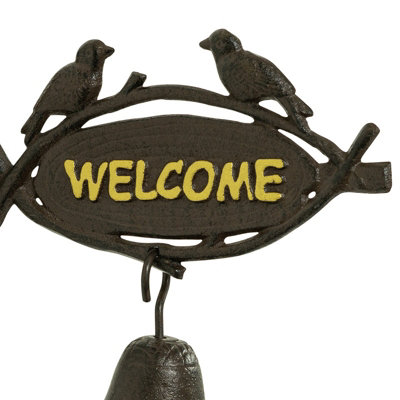 Woodside Cast Iron Door Bell - Design A