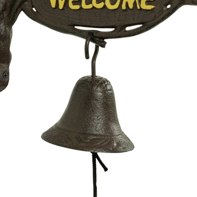 Woodside Cast Iron Door Bell - Design A
