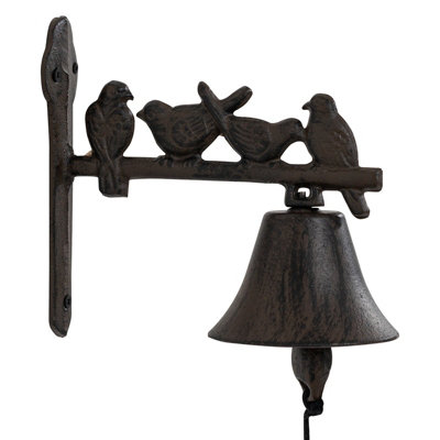 Woodside Cast Iron Door Bell - Design E