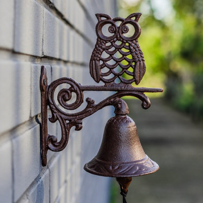 Woodside Cast Iron Door Bell - Design I | DIY at B&Q