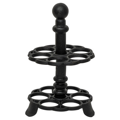 Woodside Cast Iron Double Layer 12 Egg Holder Stand